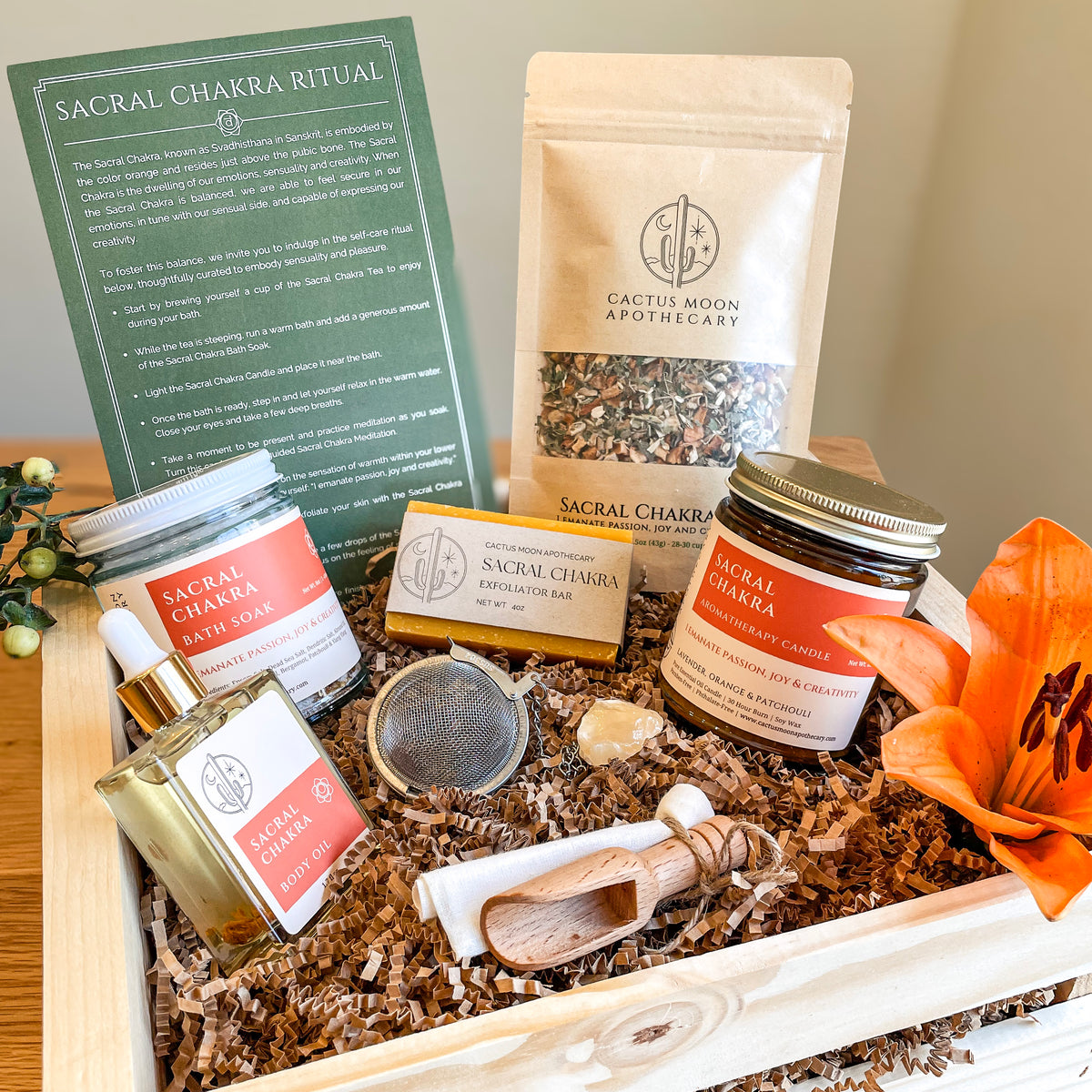 Chakra Box - Sacral Chakra – Cactus Moon Apothecary